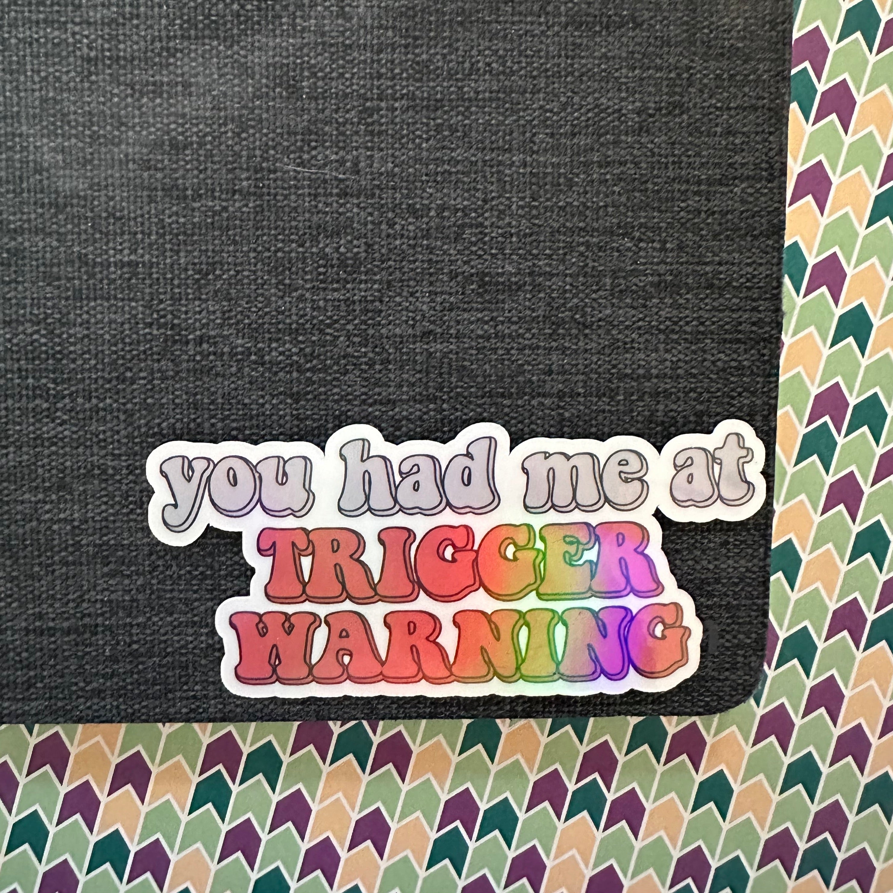 Trigger Warning Sticker – NCT Designs